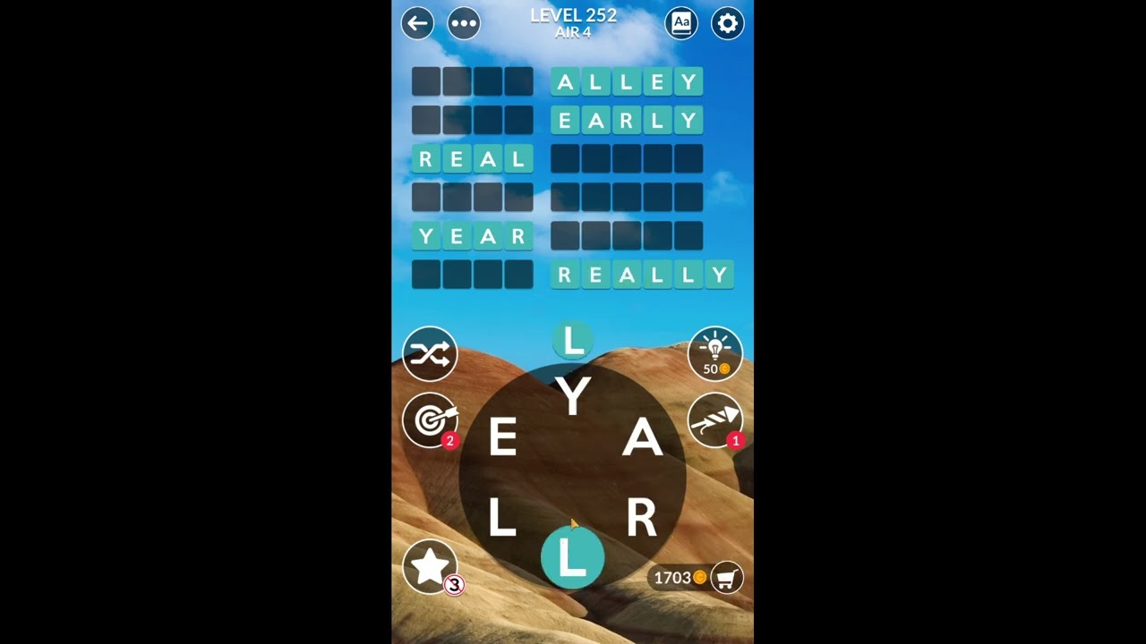 Wordscapes Uncrossed Level 252 Answers - YouTube