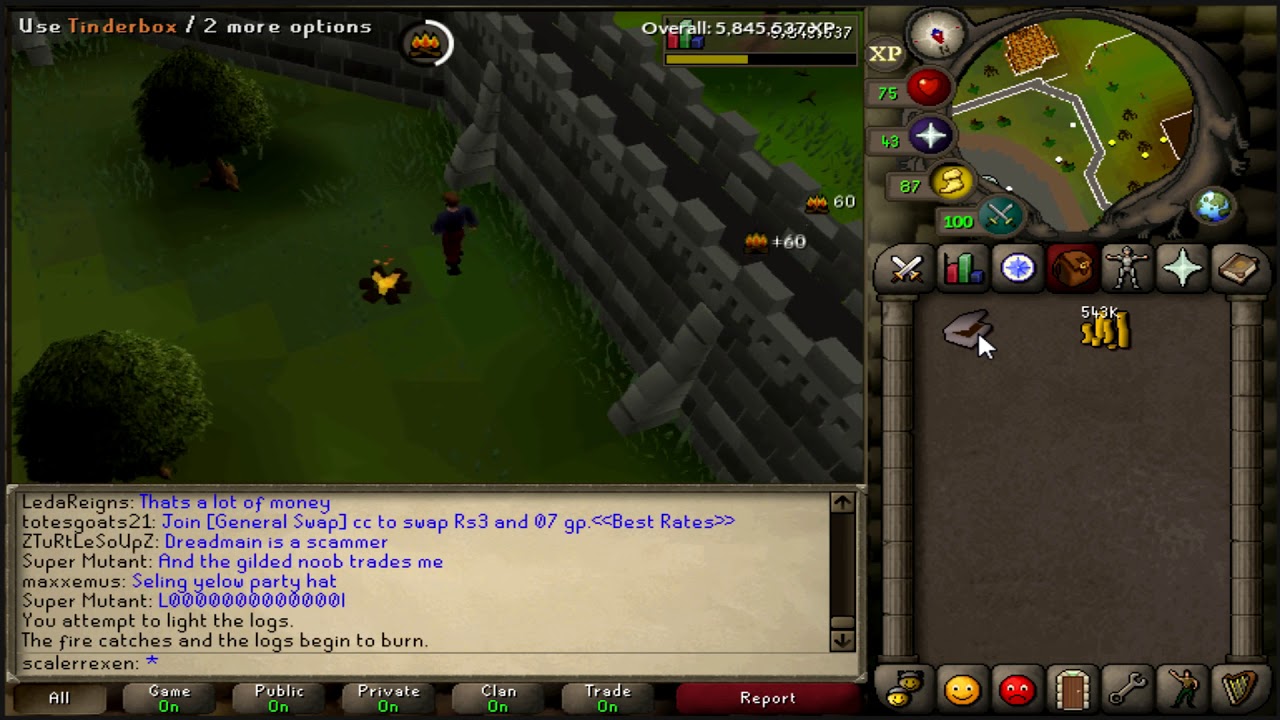 Runescape - OSRS - Firemaking 1-99 Guide - YouTube