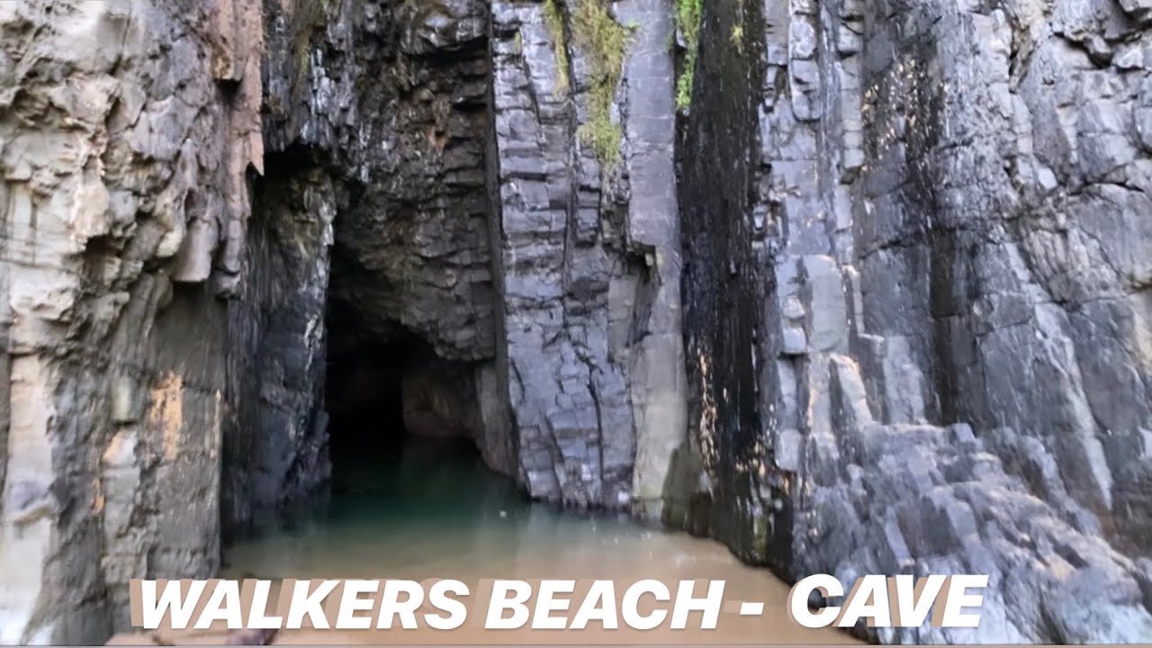 WALKERS BEACH CAVE - south coast, nsw, australia - YouTube