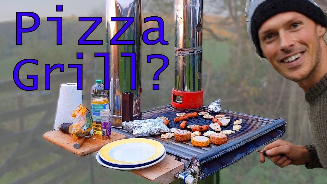 Rocket Stove Pizza Oven [Upcycled] - YouTube