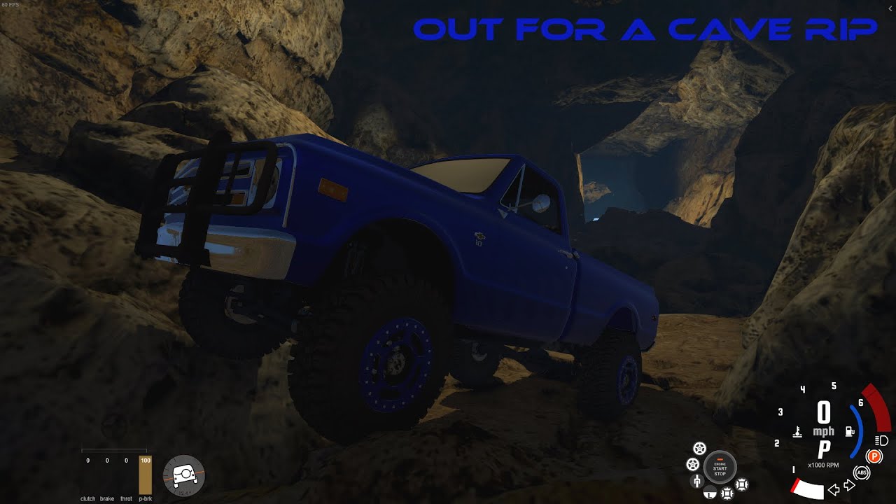 Cave Crawling with a 1968 Chevy C10 | BeamNG.Drive - YouTube