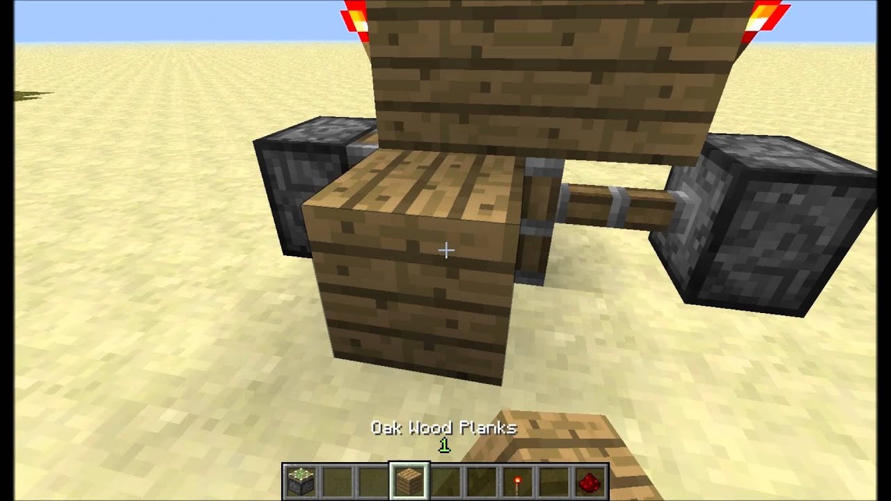 Button switch Minecraft - YouTube