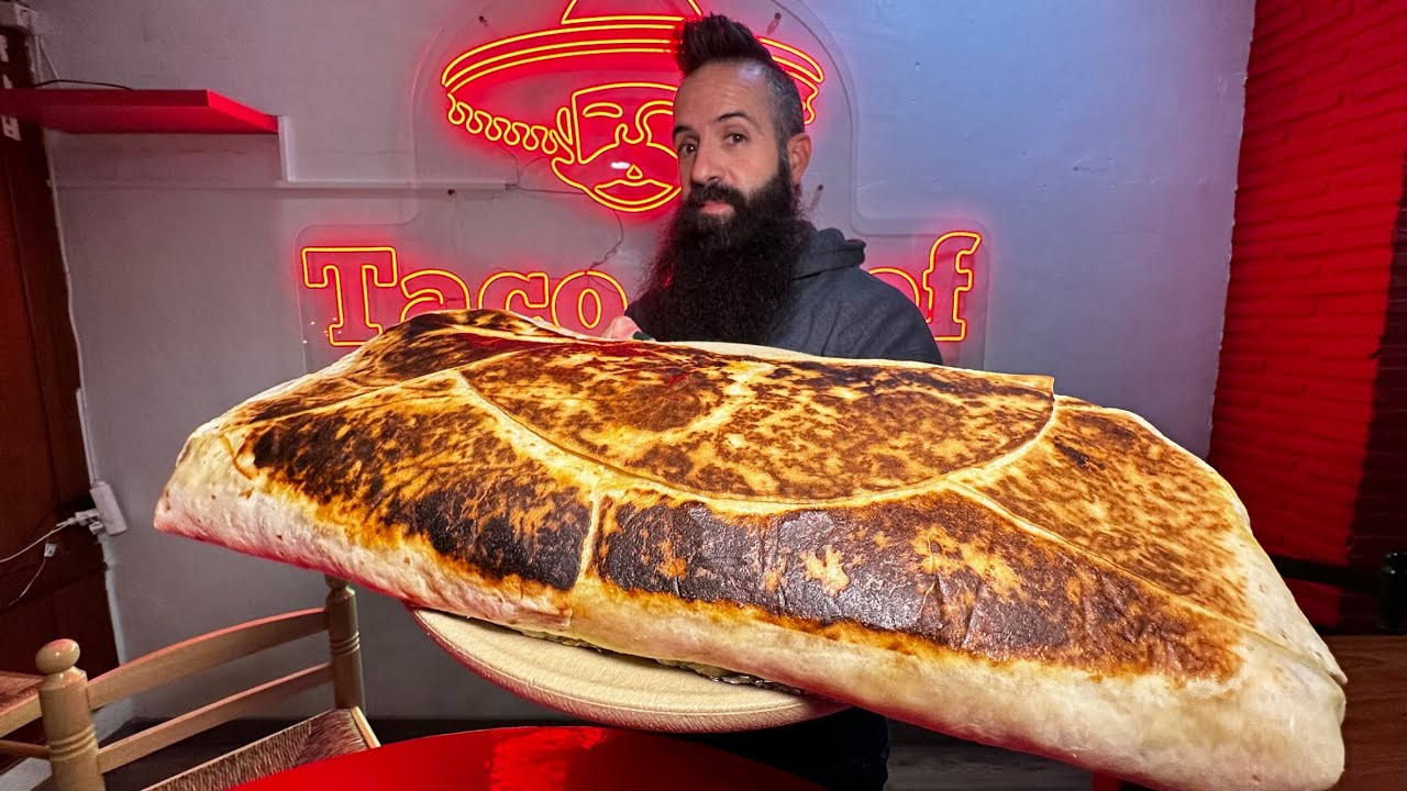 CREO MI PROPIO BURRITO GIGANTE XXXXL (y me lo como) - YouTube