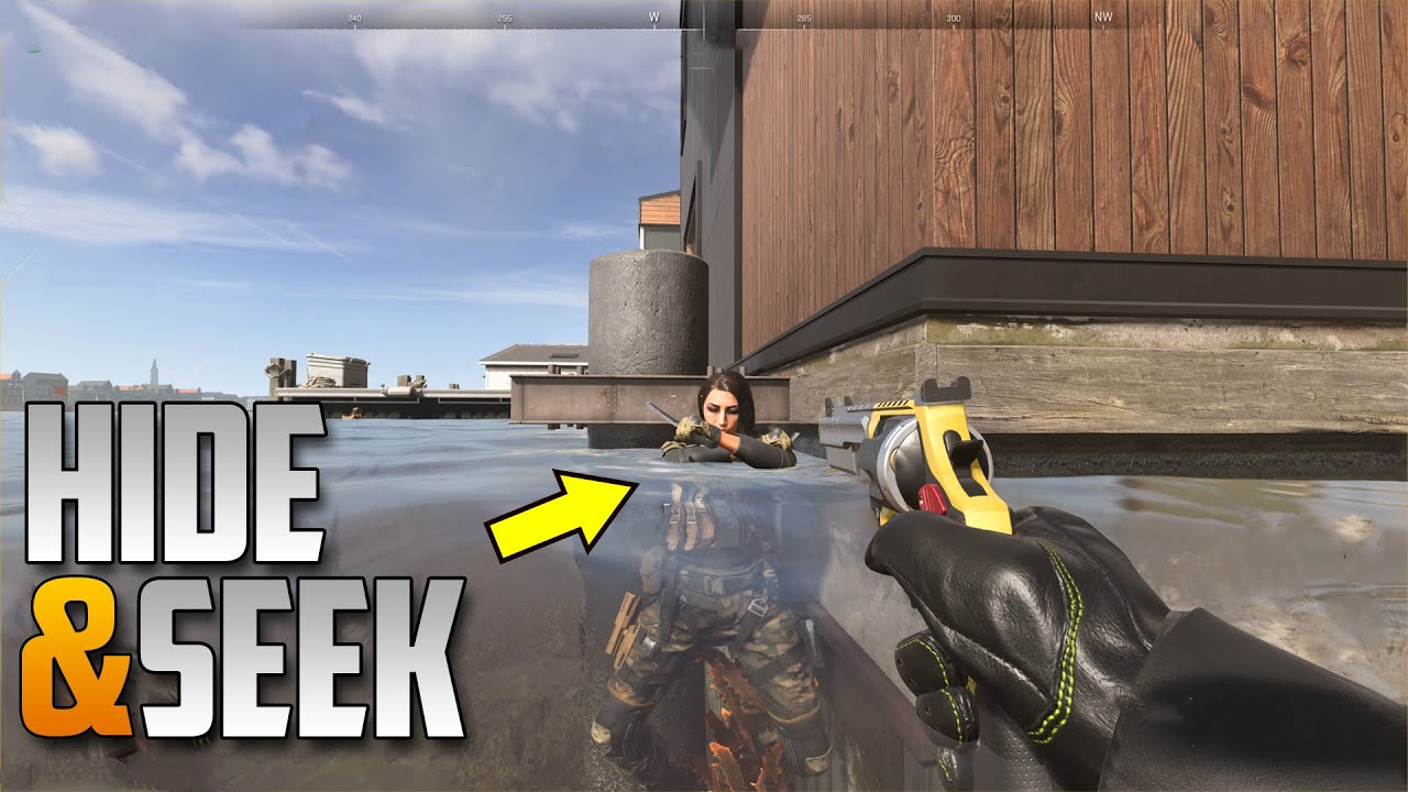 Hide and Seek on MW2 Waterfront - YouTube