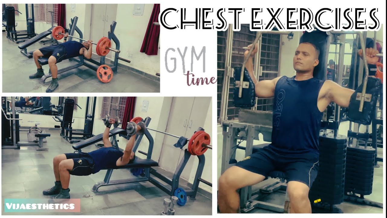 CHEST WORKOUT AT GYM - YouTube