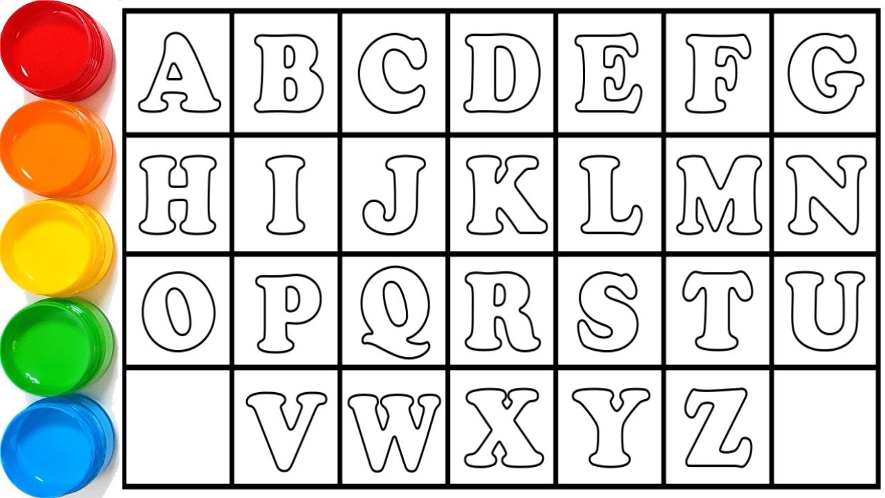 Phonics Song // How to Draw Alphabet // Drawing, Painting and Coloring ...