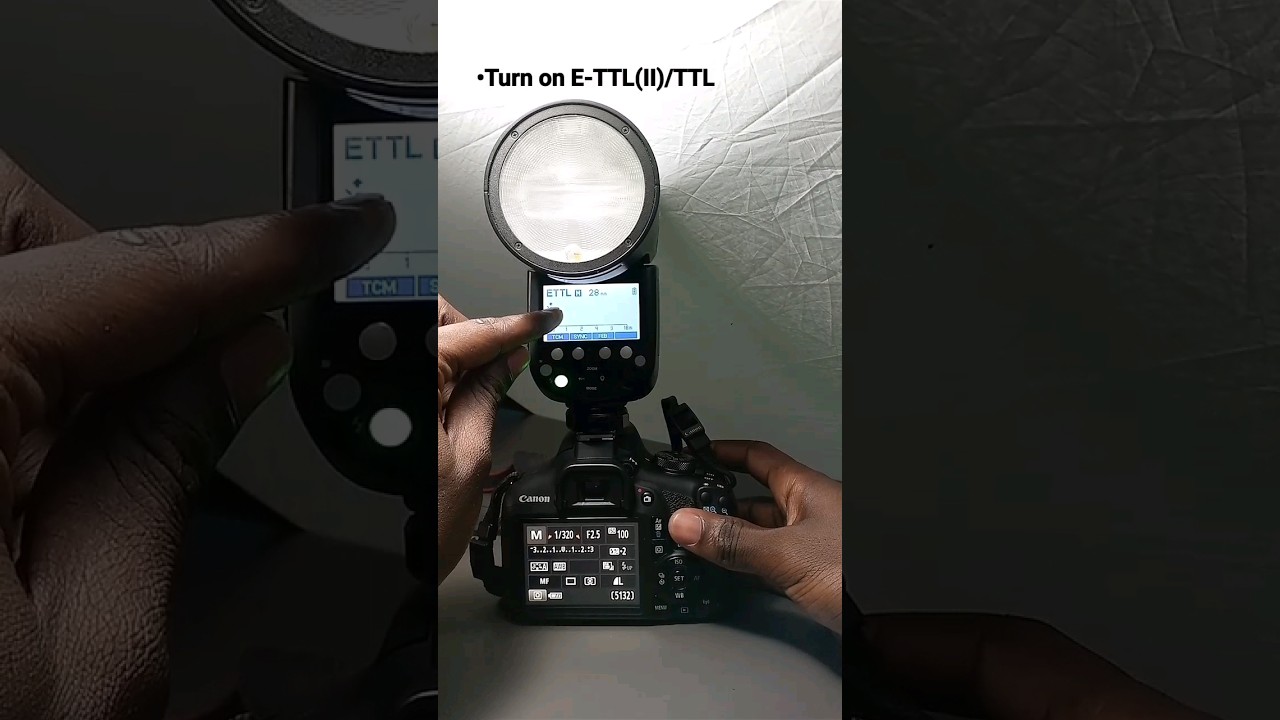 📸⚡Use TTL/E-TTL On-Camera Flash, No Center Pin #shorts #shortsfeed # ...