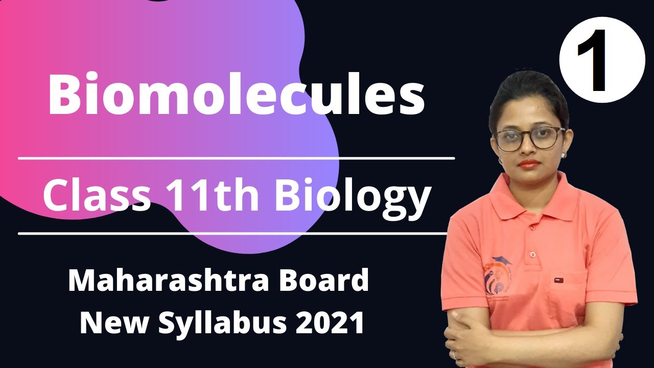 Biomolecules Class 11th Biology Part 1 - YouTube