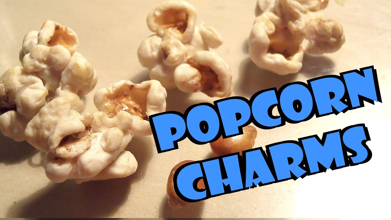 Realistic Polymer Clay Popcorn Charms - Tutorial - YouTube