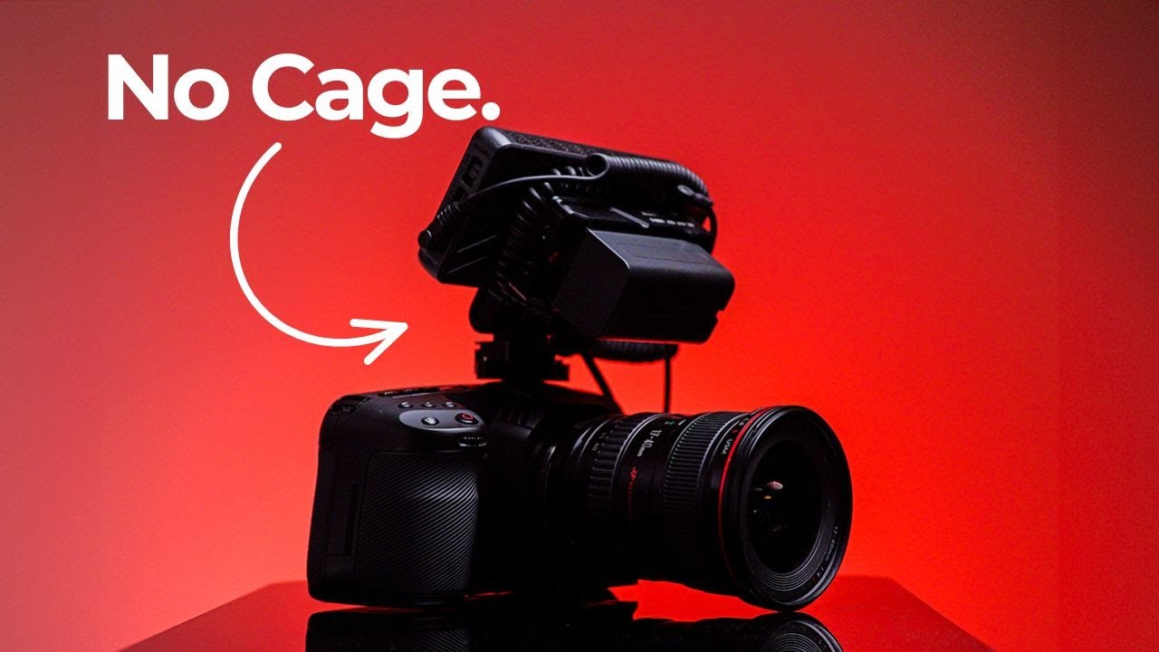 Minimalist BMPCC 4K Rig | CAGELESS Power & Monitor - YouTube