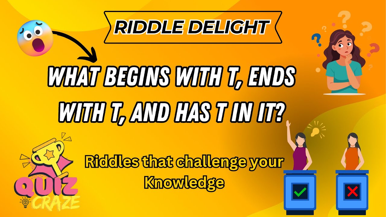 Riddles to test your IQ | Quiz Riddles in English - YouTube