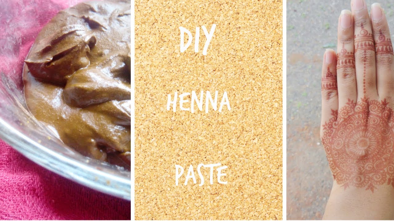 DIY Henna Paste | How to Make Henna Paste at home | Henna Paste to get ...
