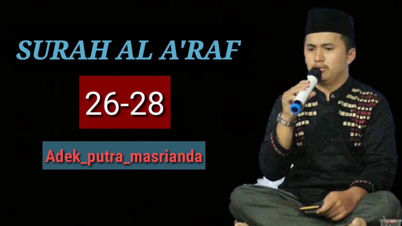 Surah Al a'raf 26-28 - YouTube