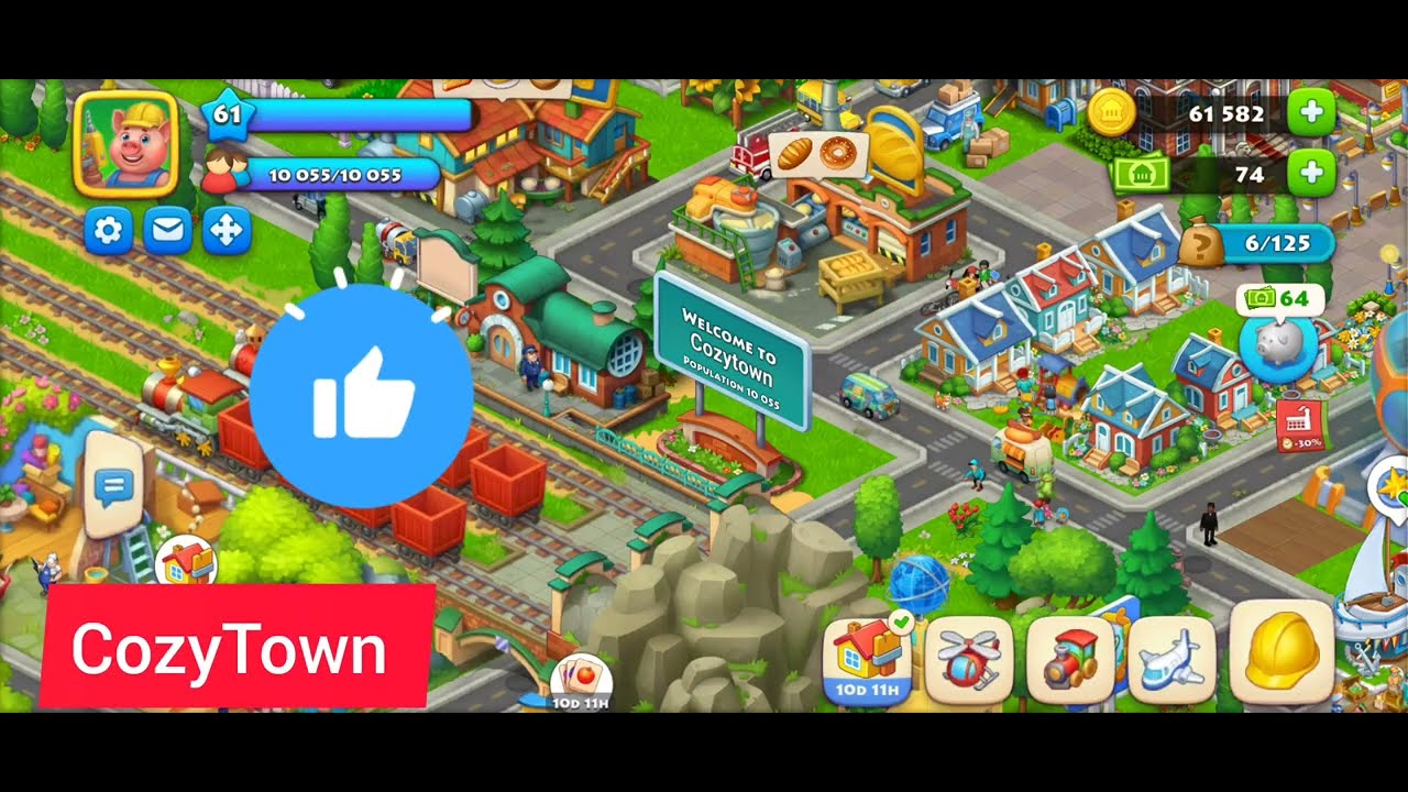 TOWNSHIP LEVEL 61 - POSTCARD TOUR OF MY TOWN - Welcome to CozyTown ...