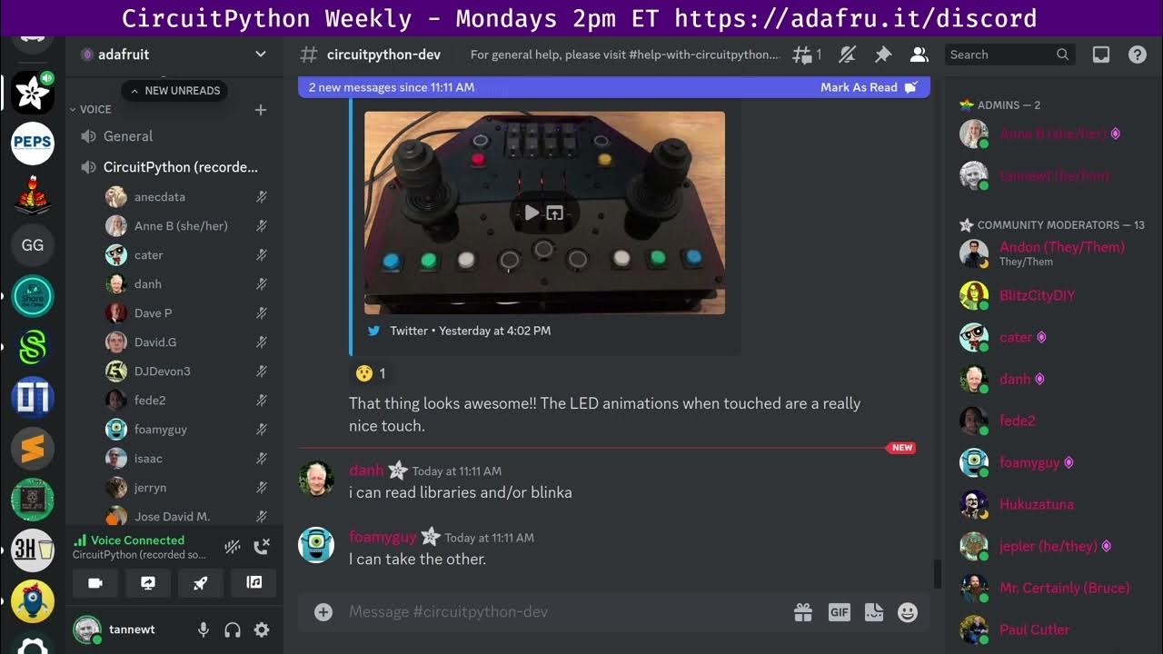 Circuitpython Weekly Meeting For April 24 2023 Circuitpython Adafruit Youtube