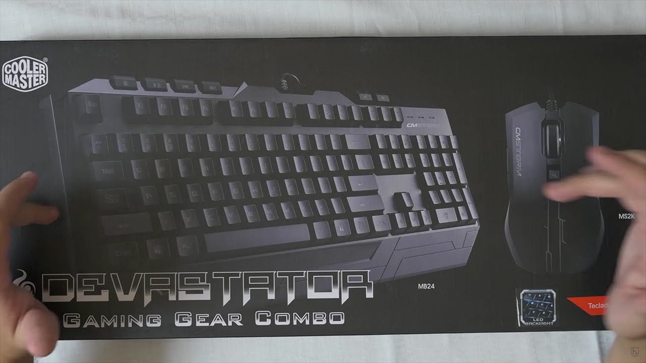 Unboxing: CM Storm Devastator Combo - YouTube