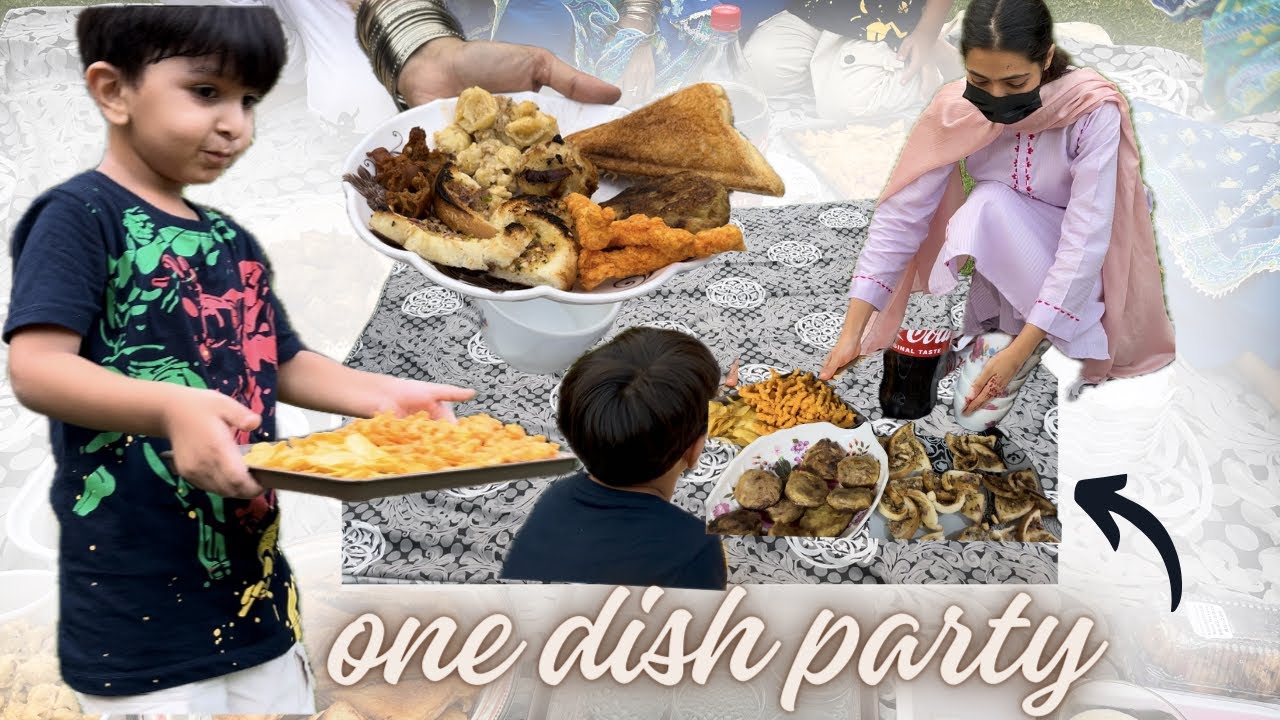 One dish party vlog #pakistan #vlog - YouTube
