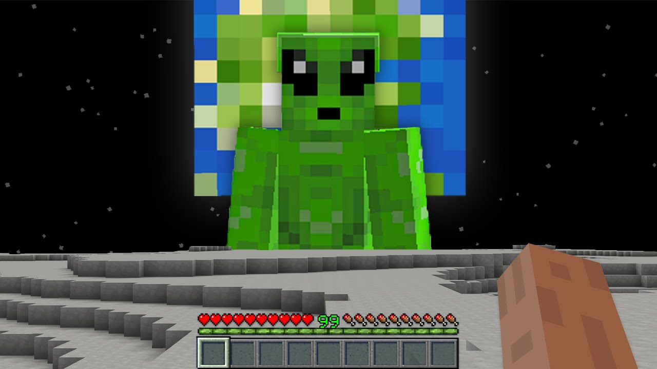 I FOUND ALIENS IN MINECRAFT SPACE.. - YouTube