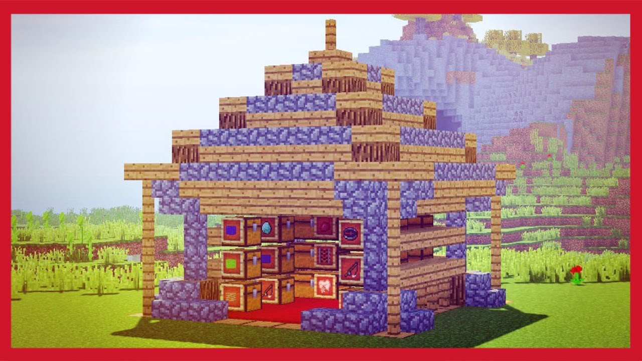 Minecraft: Come Fare Un Magazzino - YouTube