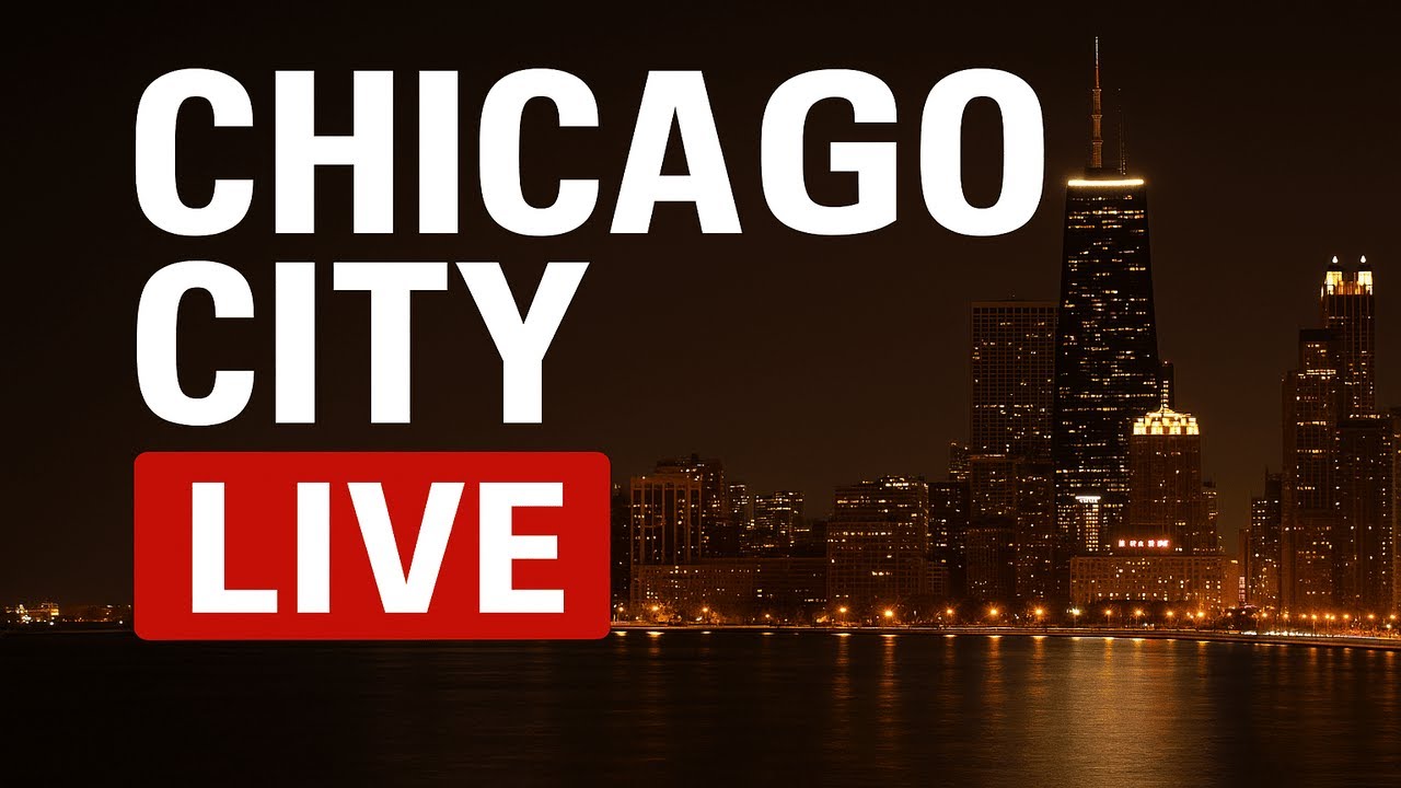 Chicago Night Live 🌃 | Downtown Street View & Skyline | OrbitLive Tour ...