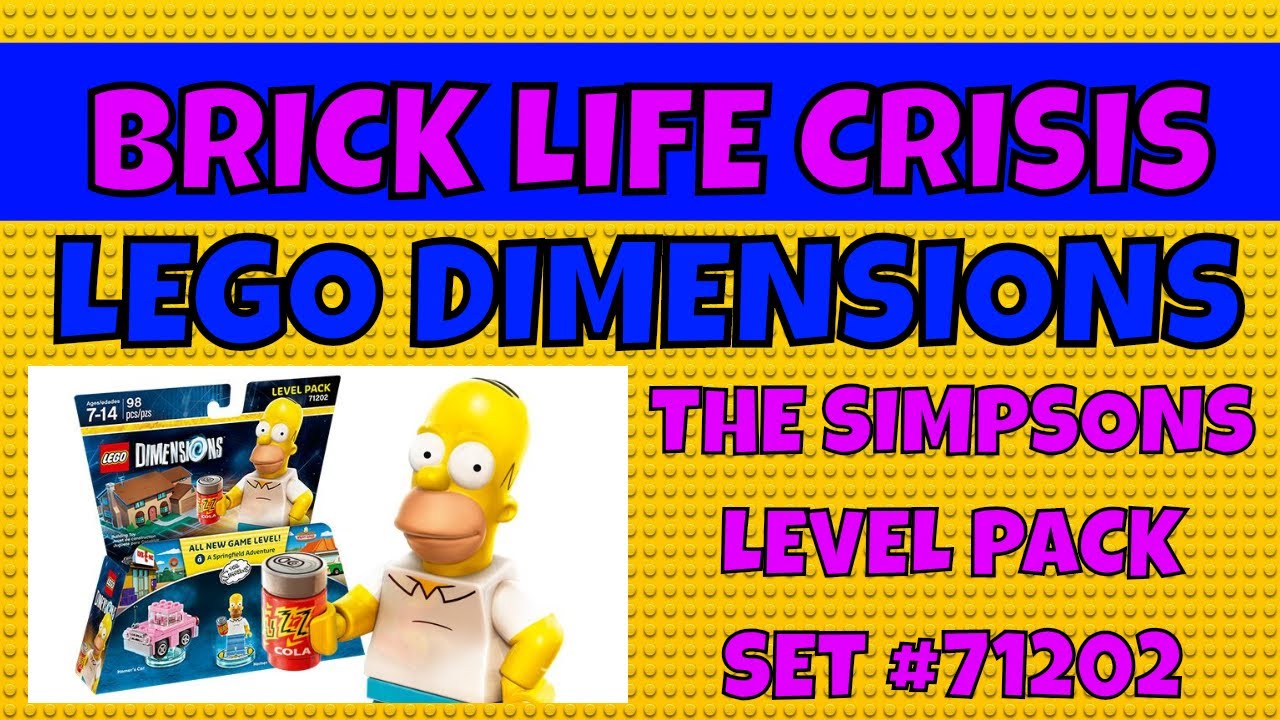 LEGO Dimensions The Simpsons Level Pack Set #71202 - YouTube
