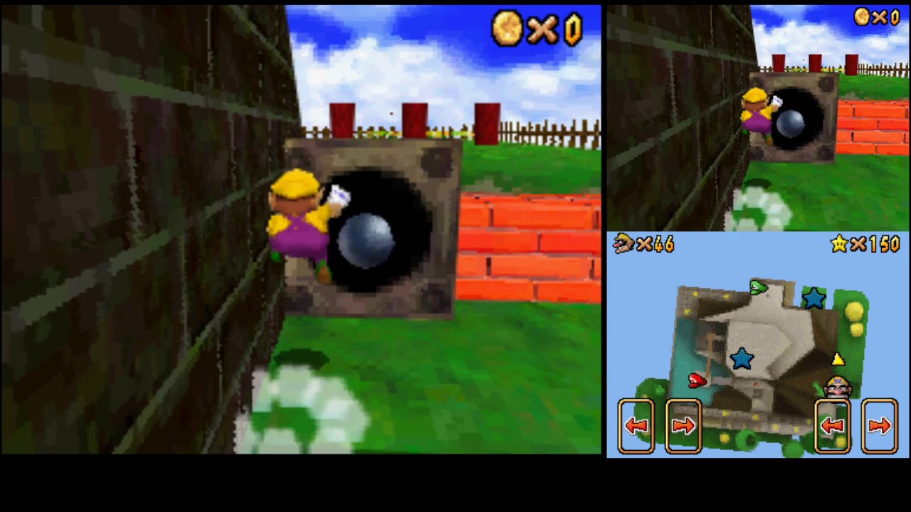 [SM64DS] WF Switch Star of the Fortress 19.83 Wario - YouTube