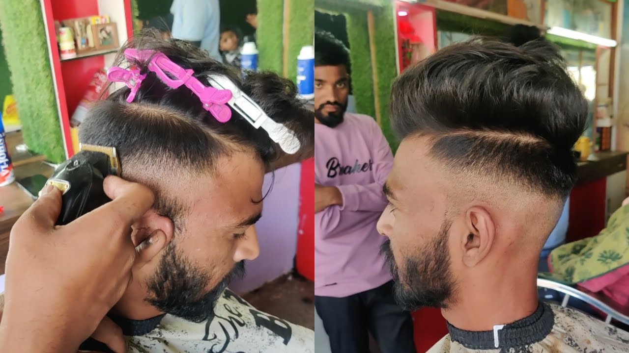 Barber hair cutting video ️ Skin fed haircut ️ tutorial video 💈2024 ...