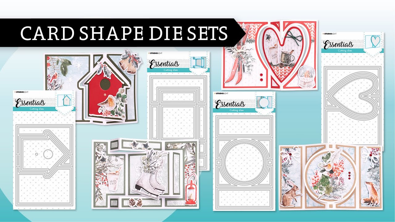 Small card shape die sets! - SL-ES-CD145-148 #shorts - YouTube