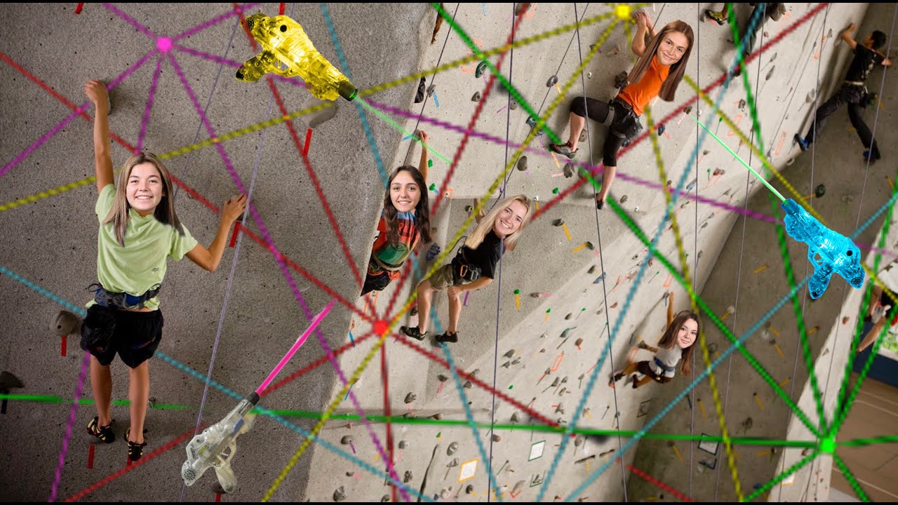 Laser Tag & Rock Climbing - YouTube