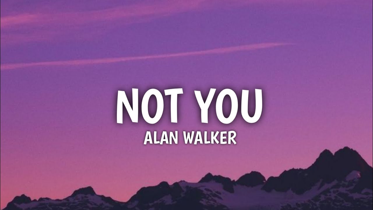 Not You - Alan Walker (Lyrics) ft. Emma Steinbakken - YouTube