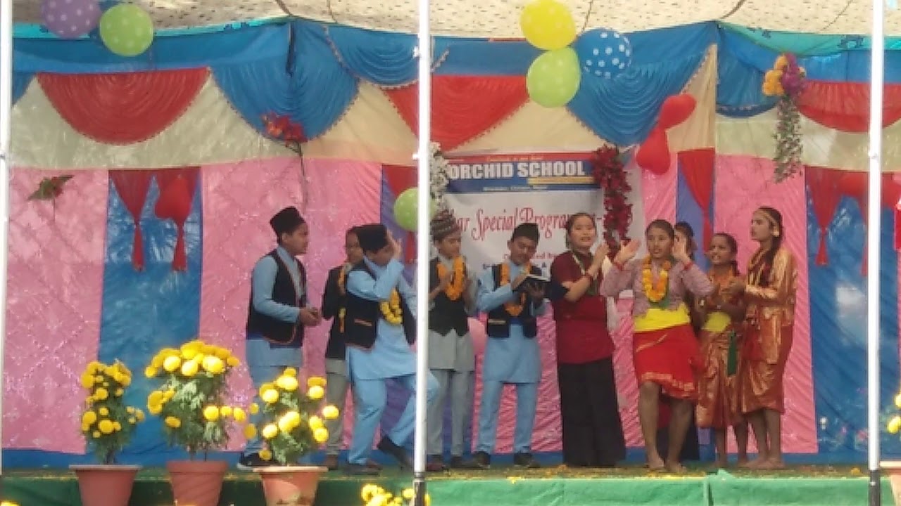 Song of class 7 in orchid school - YouTube