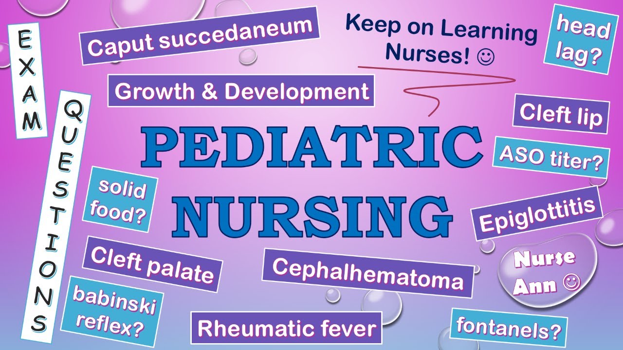 PEDIATRIC NURSING | EXAM QUESTIONS - with answer, rationale, and a ...