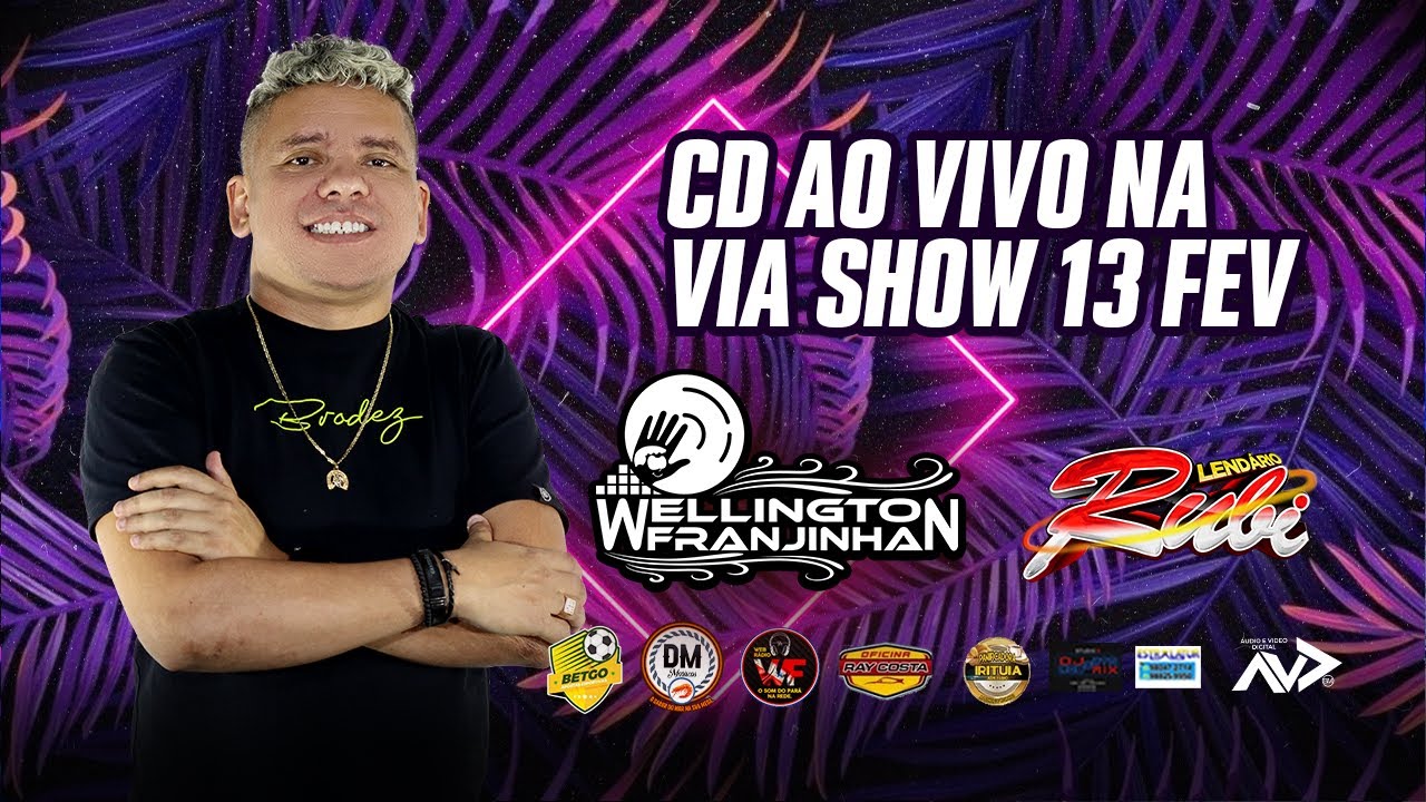 DJ WELLINGTON FRANJINHA - AO VIVO NA VIA SHOW 13 FEV - YouTube