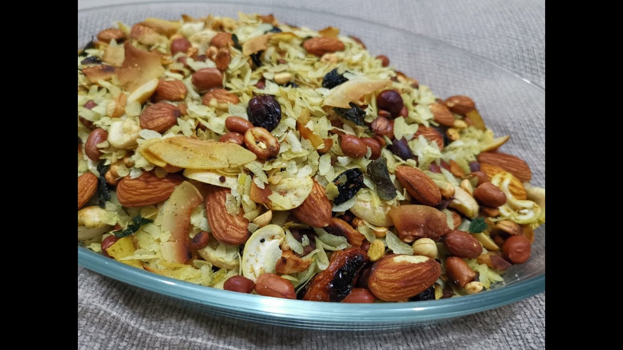 Chivda mixture recipe - YouTube