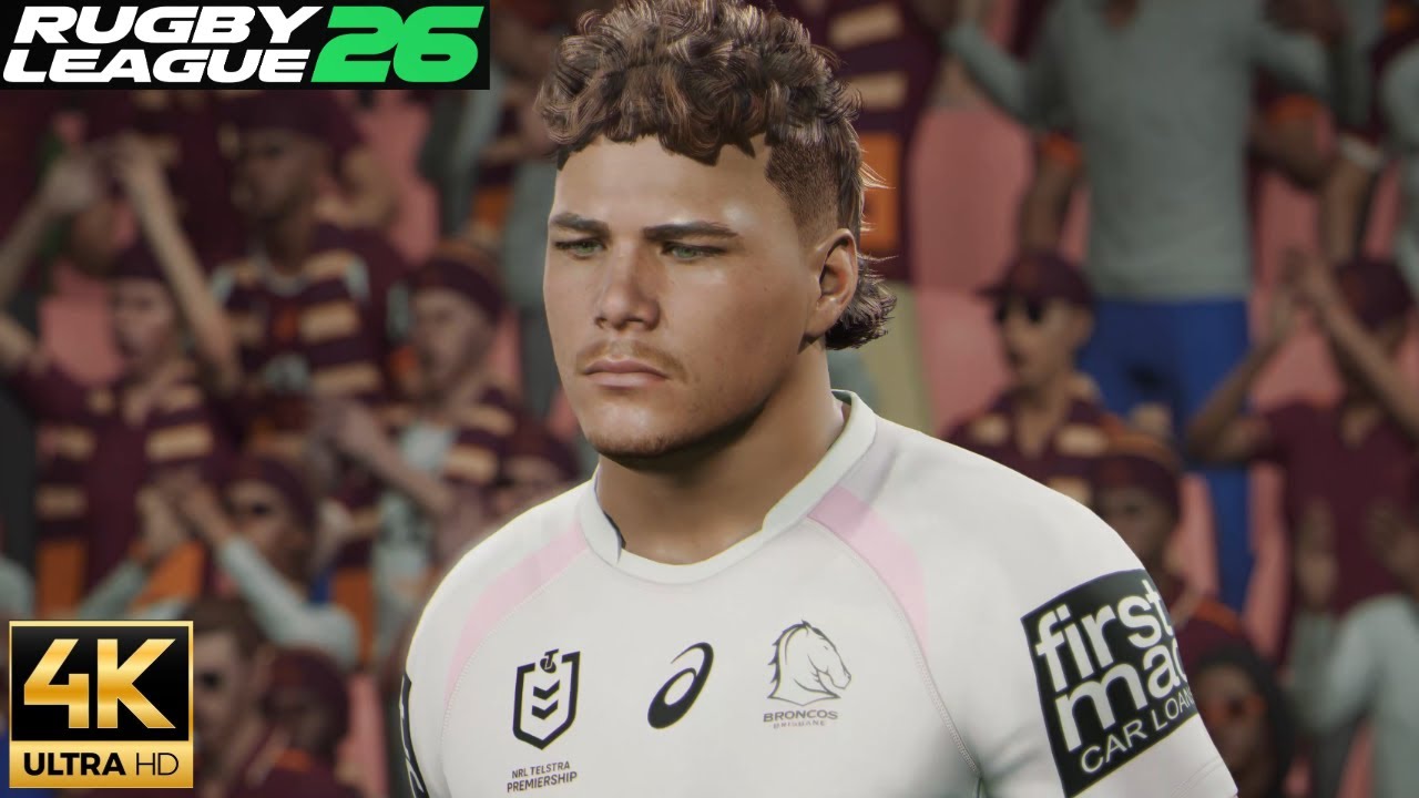 NRL Broncos VS Storm PC 4K Gameplay Rugby league 26 - YouTube