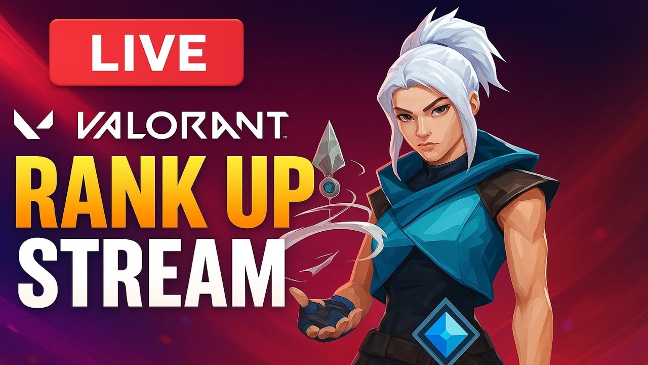 Valorant Rank Up Matches Live ️ // Valorant Live With Jcr Gaming ...