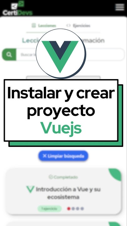 Instalación Vuejs y creación proyecto con JavaScript o TypeScript - YouTube