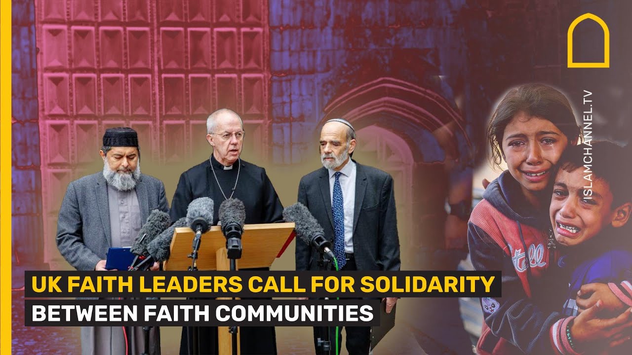 UK faith leaders call for solidarity between faith communities - YouTube