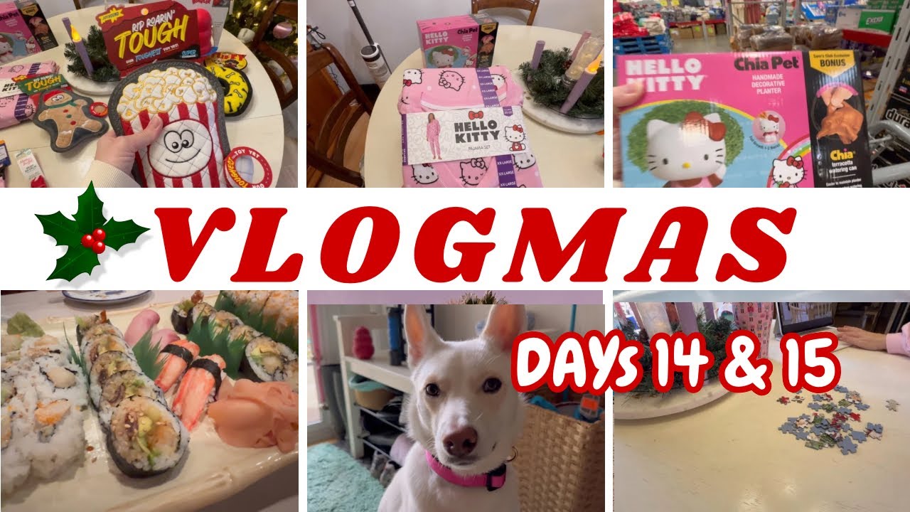 Vlogmas Days 13 & 14 | Hello Kitty Finds @ Sam’s Club | Pixie Got Sick Again & I Am Just Really ...