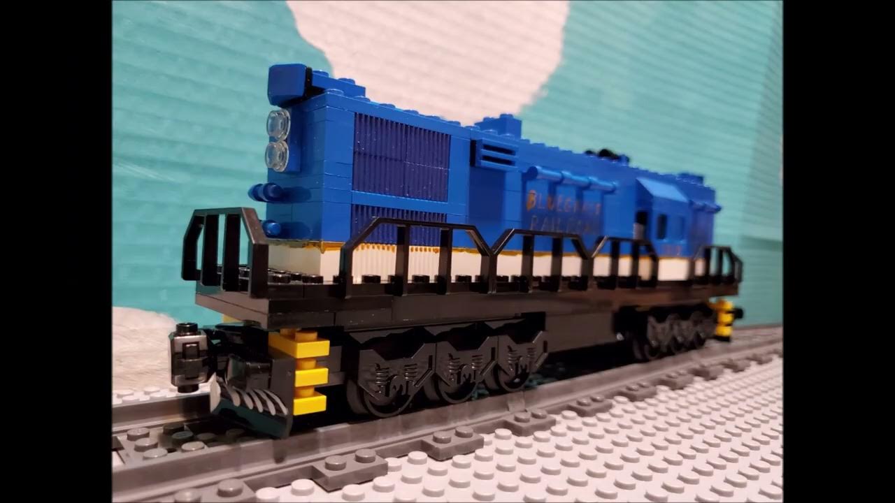 LEGO Trains: ALCO MRS-1 Diesel Locomotives and EMD MRS-1 Diesel Locomotives - Horns - YouTube
