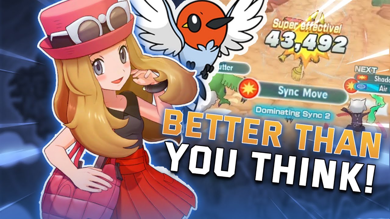 Trainer Lodge Serena & Fletchling Showcase | Pokemon Masters EX | ポケマス ...