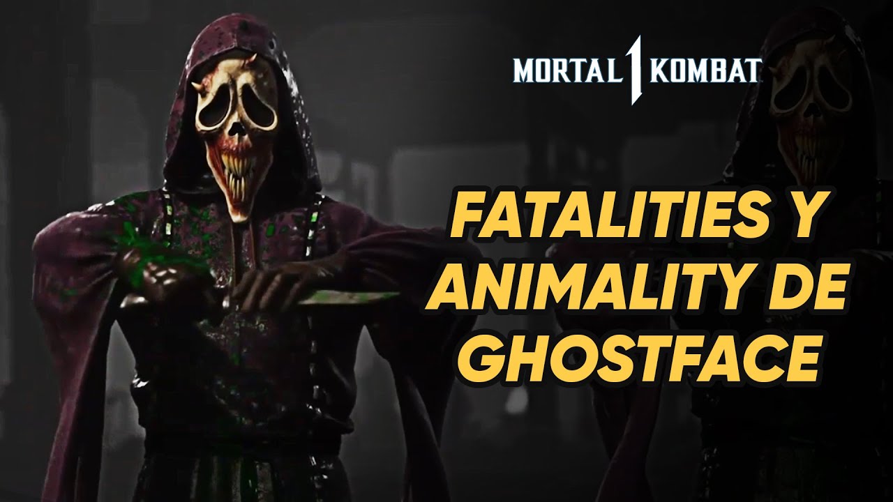 Mortal Kombat 1 | Todos los Fatalities y Animality de Ghostface ...
