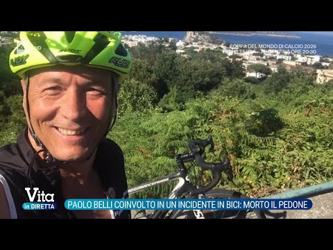 Paolo Belli, l'incidente in bici: morto il pedone - Vita in diretta 15/07/2026
