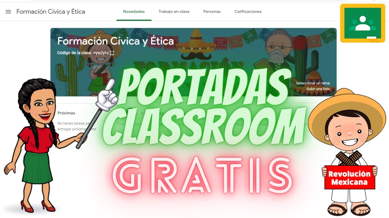 Portadas Classroom Revolución Mexicana - YouTube