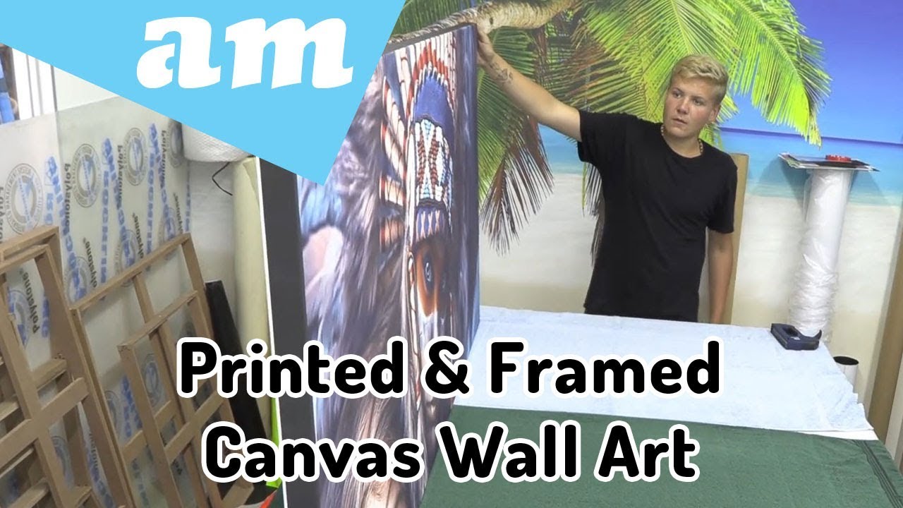 Canvas Wall Art Print on PVC Banner Material by FastCOLOUR Large Format ...