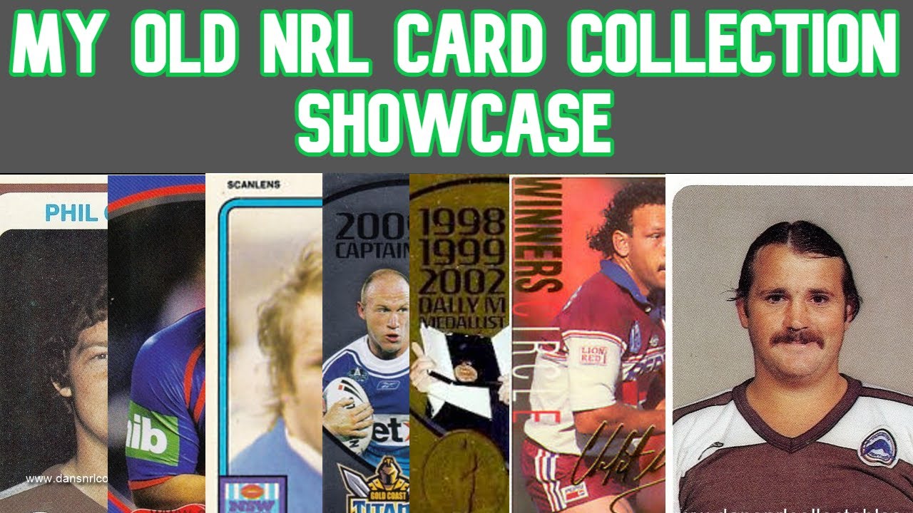 My Old NRL Cards Collection! (1981-2015) - YouTube