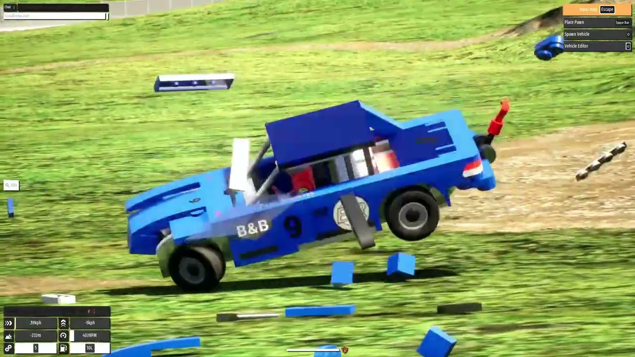 Brick Rigs Racing Crashes #1 - YouTube