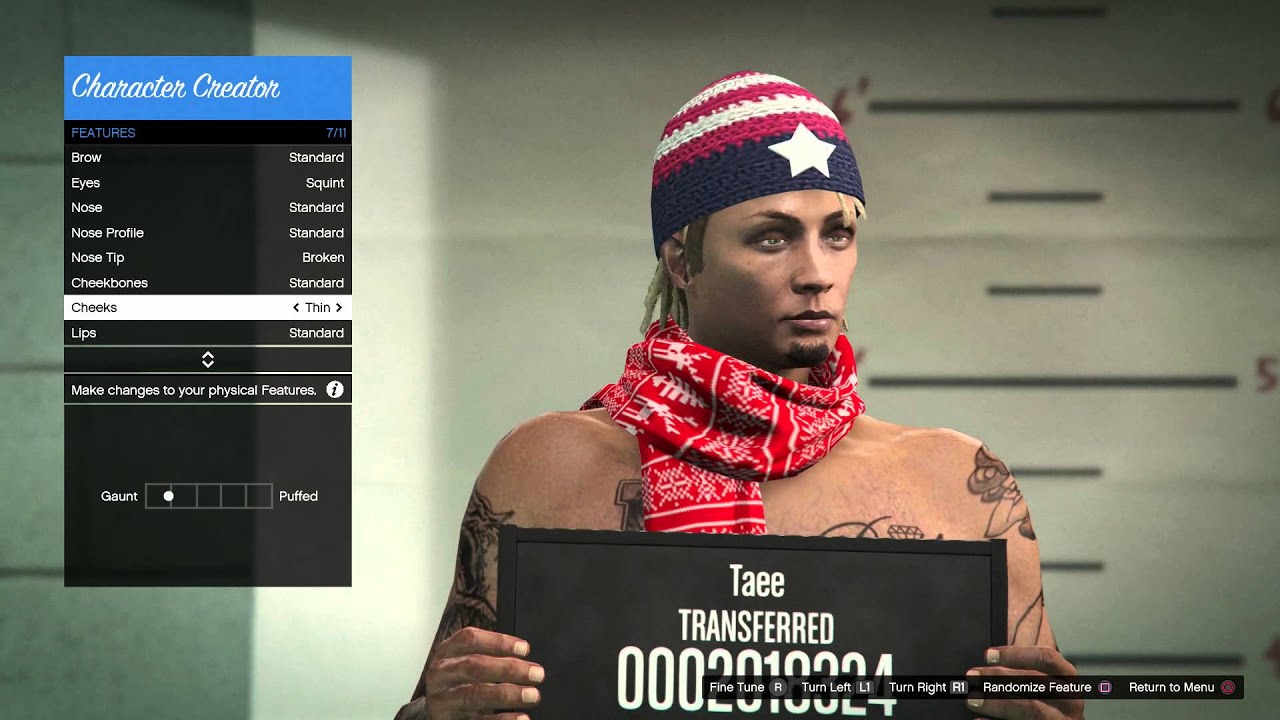 PS4 GTA V Character Customization - YouTube