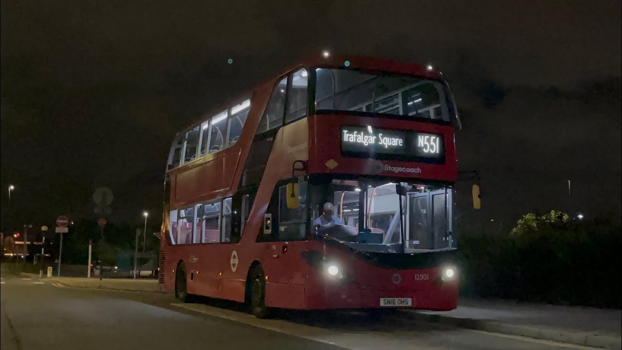 FRV. Stagecoach London Route N551. Gallions Reach Shopping Park ...