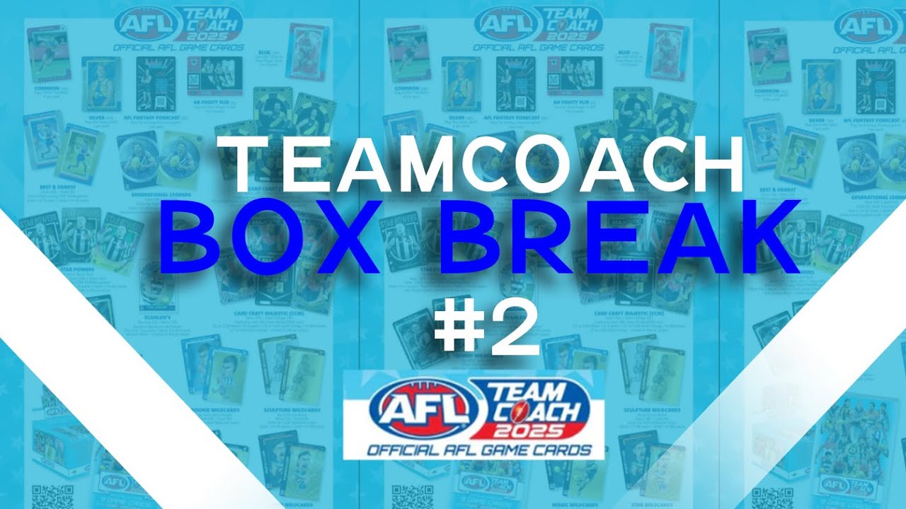 2025 AFL Teamcoach Box Break 2 #2025teamcoach #footycards #aflcards ...